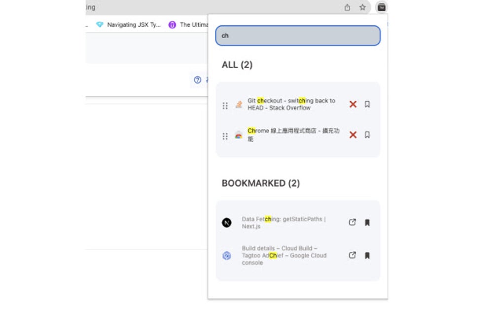 Tab Master Google Chrome 용 - 확장 프로그램 다운로드