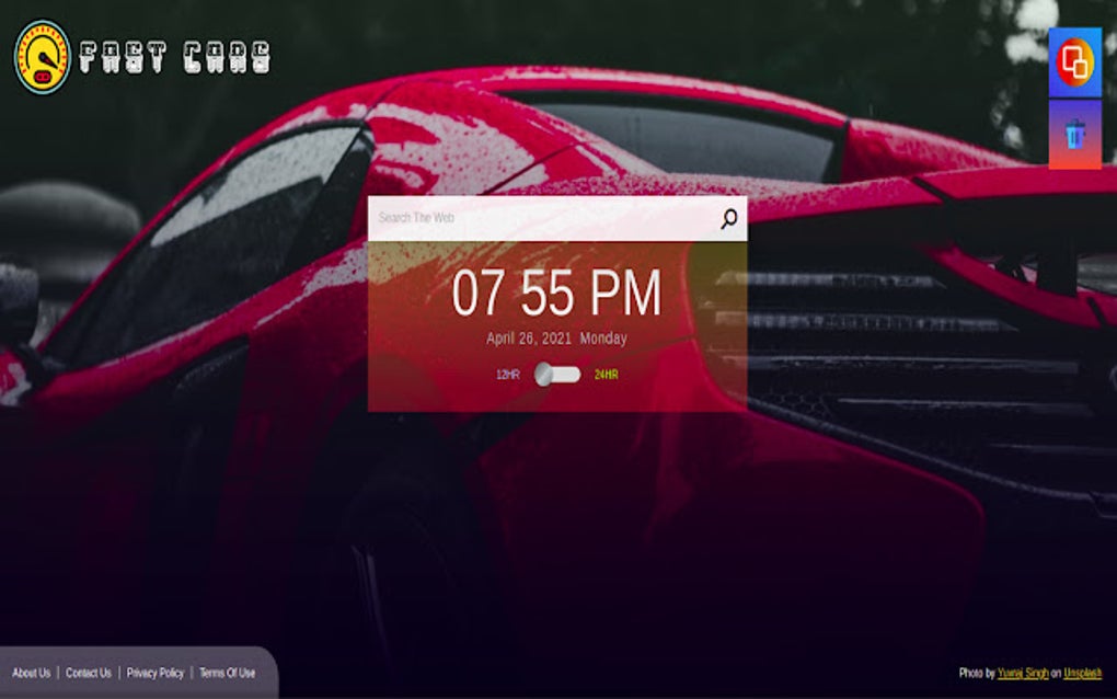 Fast Cars สำหรับ Google Chrome - ส่วนขยาย ดาวน์โหลด