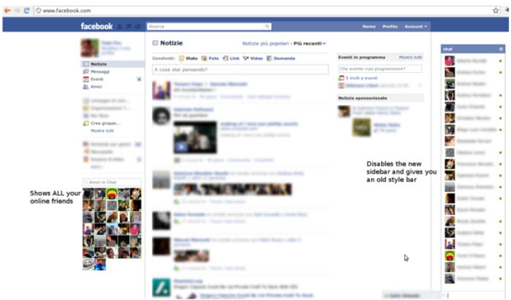 Facebook Retrò Chat - Descargar