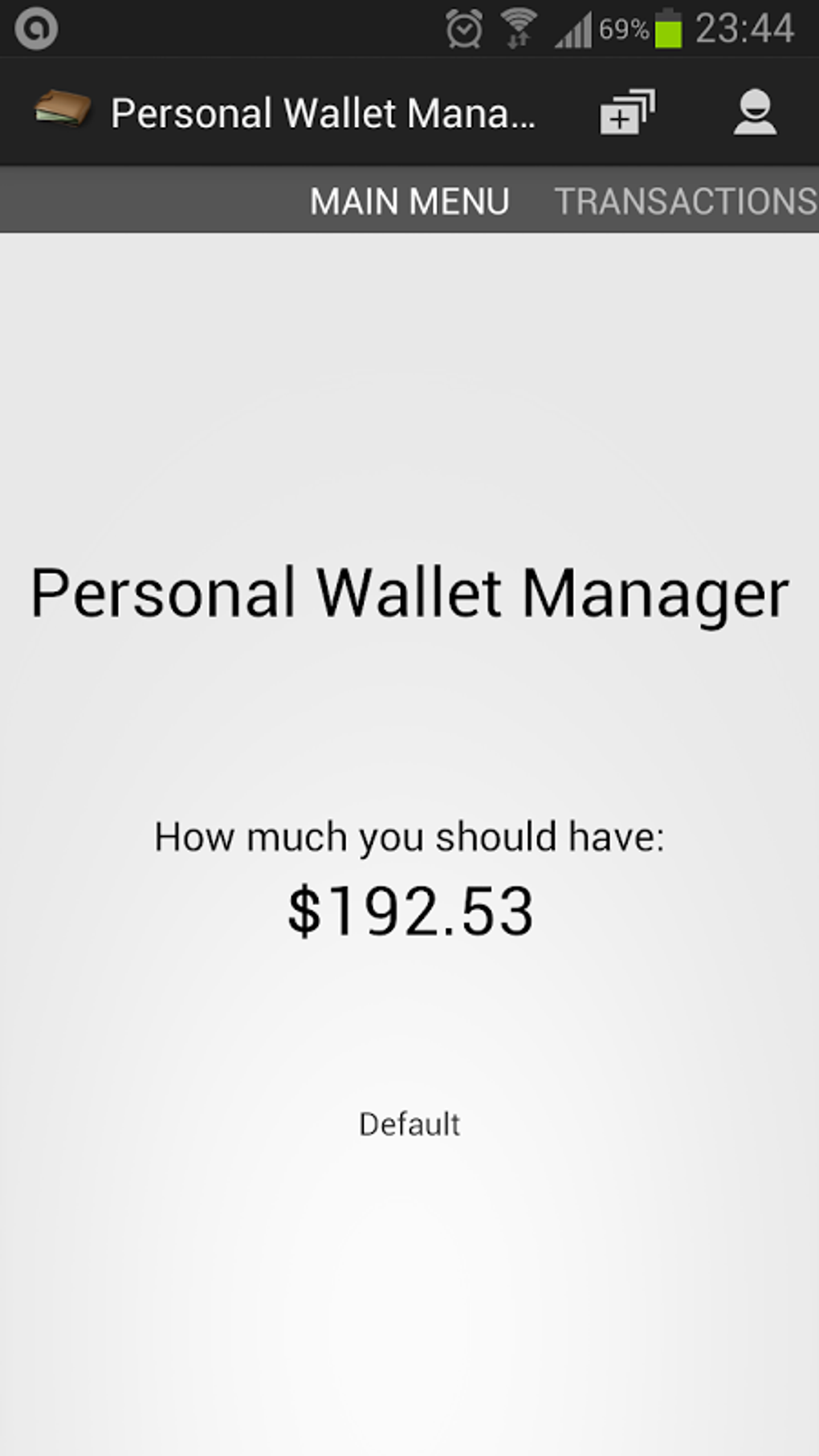 Personal Wallet Manager APK for Android - Download Personal Wallet Manager APK for Android - Download