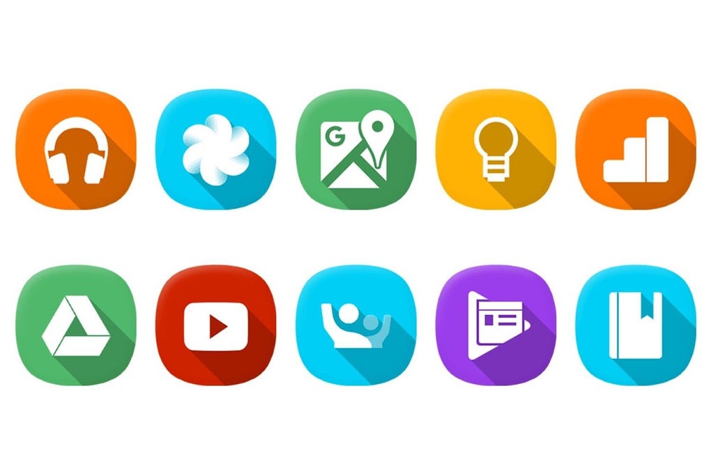 One UI Long Shadow - Free Icon Pack para Android - Descargar