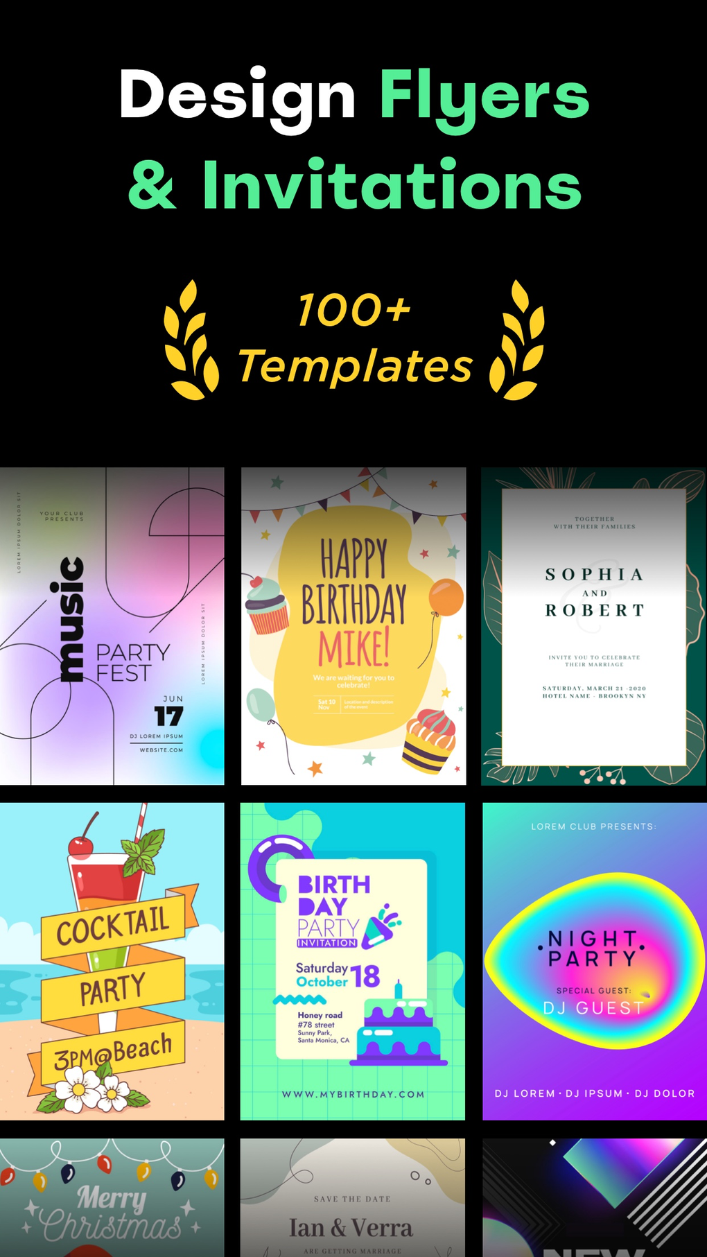 Flyer Invitation Card Maker para iPhone - Download