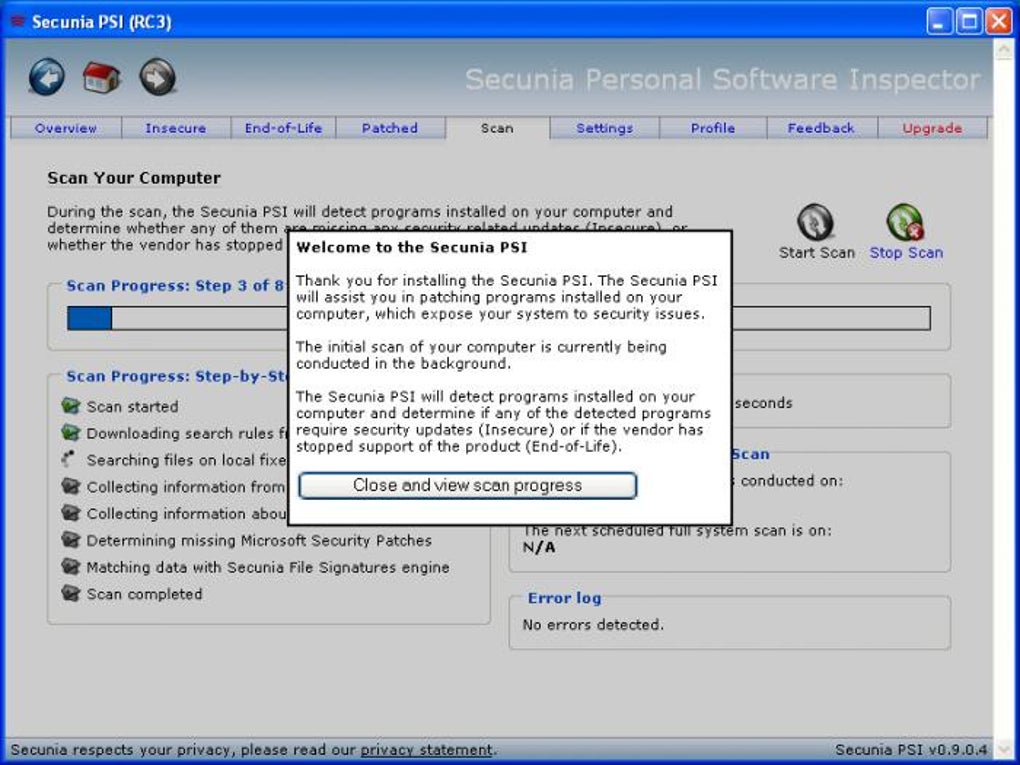 Secunia PSI - Download