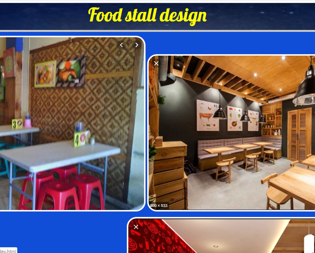 Food stall design APK for Android - Download