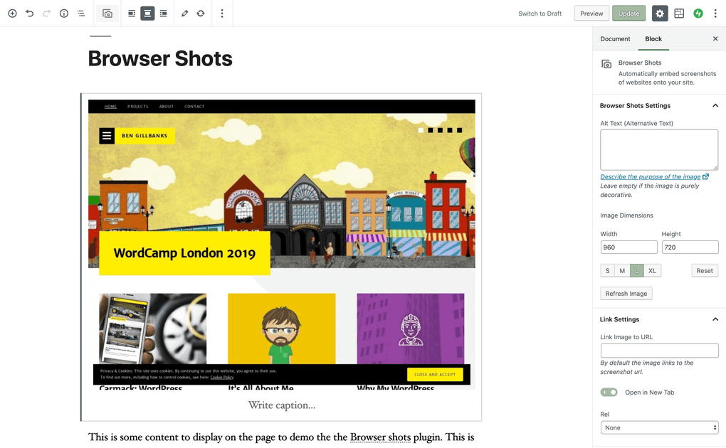 Browser Screenshots para WordPress - Descargar