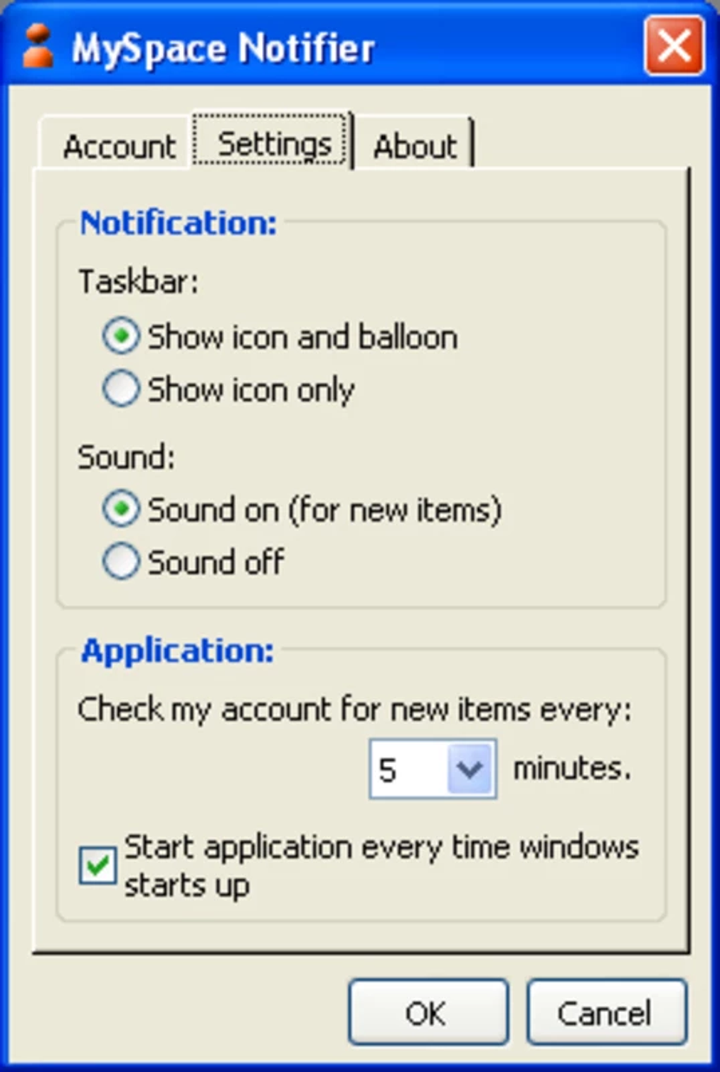 MySpace Notifier - Download