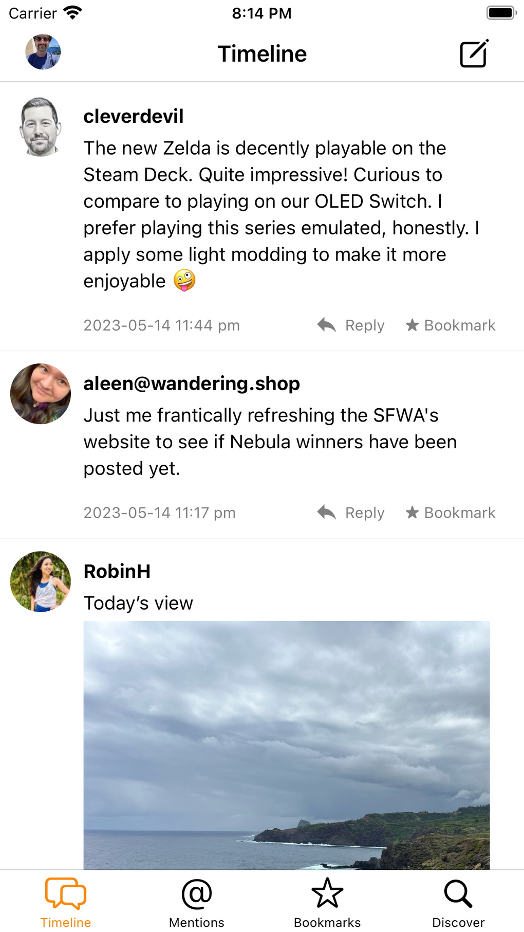 Micro.blog para iPhone - Descargar