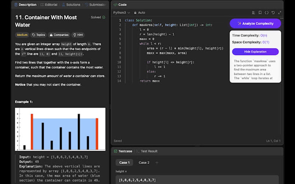 AlgoMeter AI: Big O Insights for LeetCode สำหรับ Google Chrome - ส่วน ...