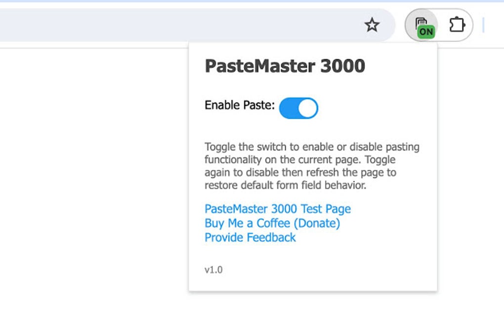 PasteMaster 3000 Google Chrome 용 - 확장 프로그램 다운로드