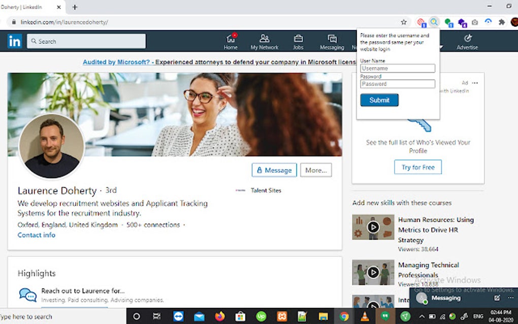 Linked Crm para Google Chrome - Extensión Descargar