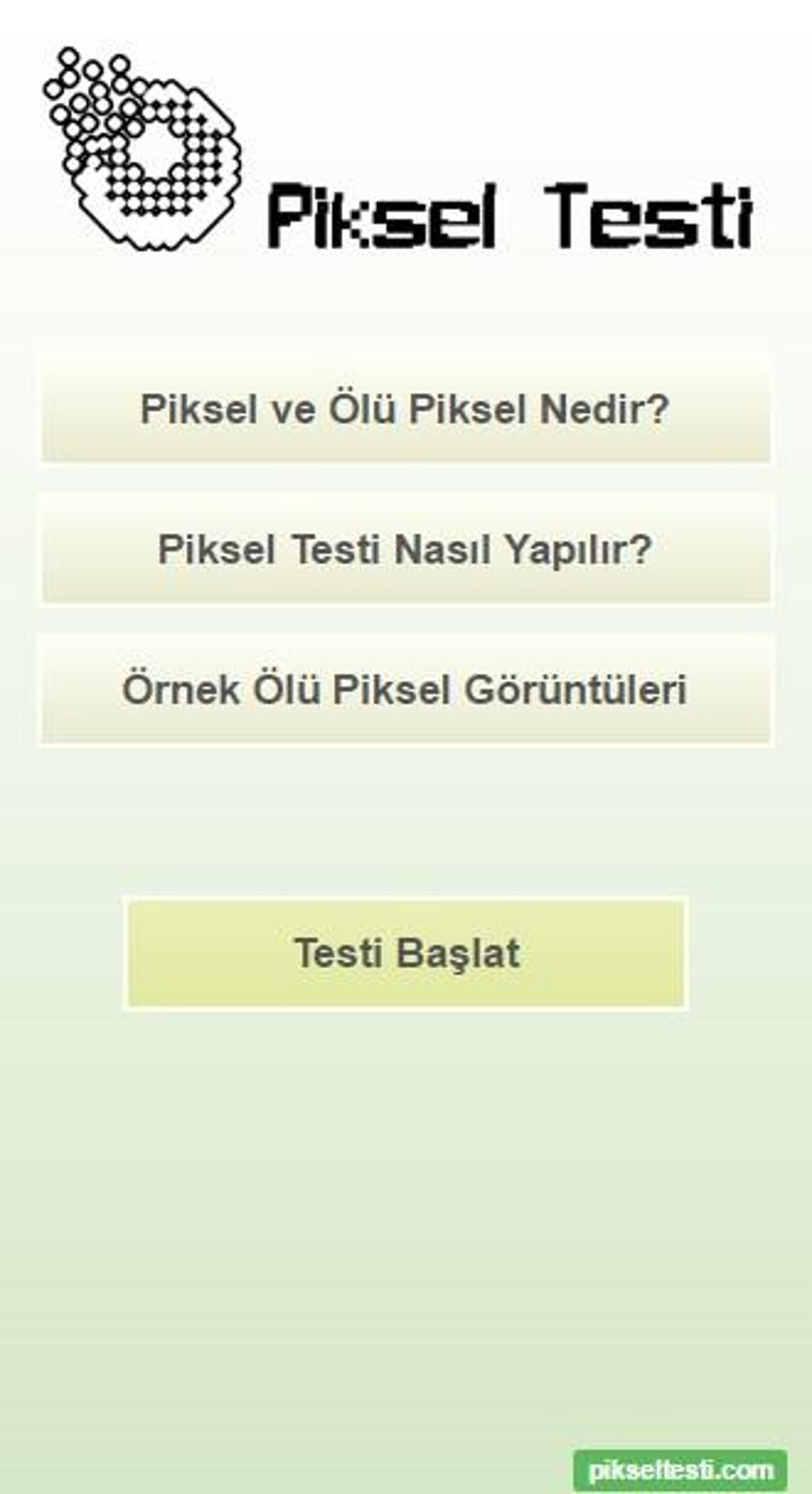 Dead Pixel Test APK pour Android - Télécharger