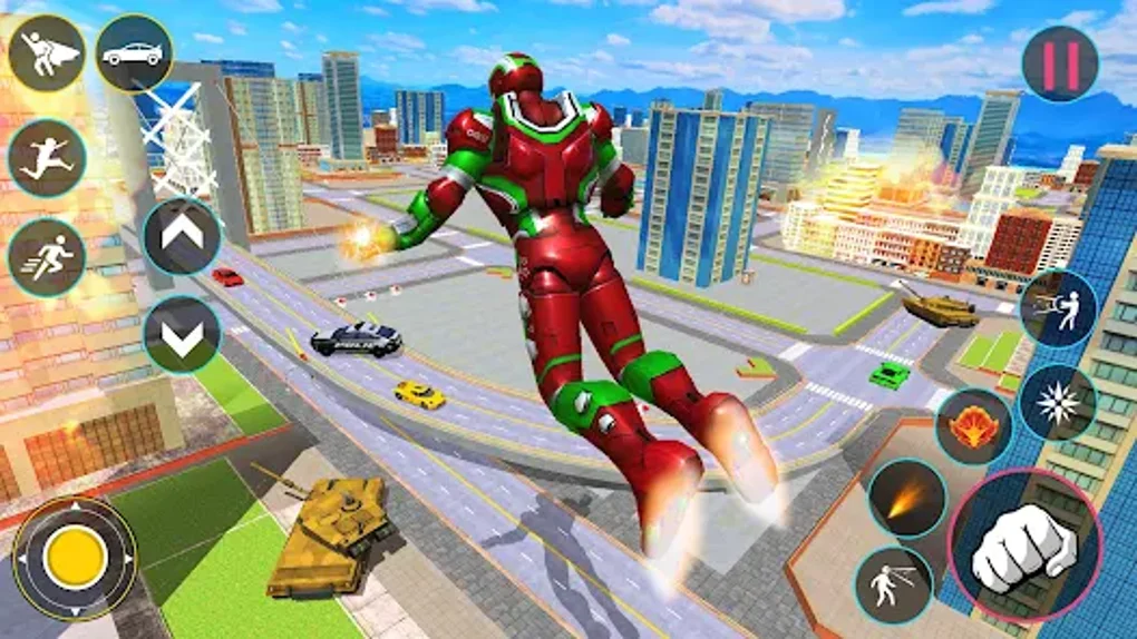 Flying Iron Hero Robot Fight para Android - Descargar