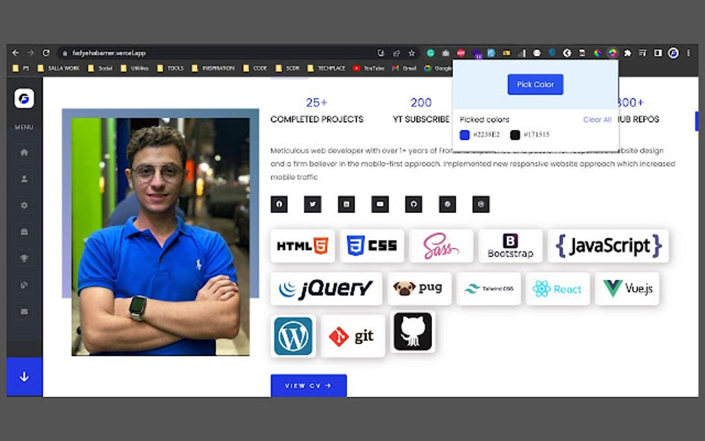 FEA Color Picker pour Google Chrome - Extension Télécharger