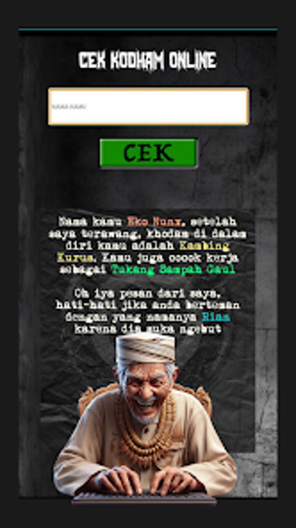 Cek Khodam dengan Nama for Android - Download