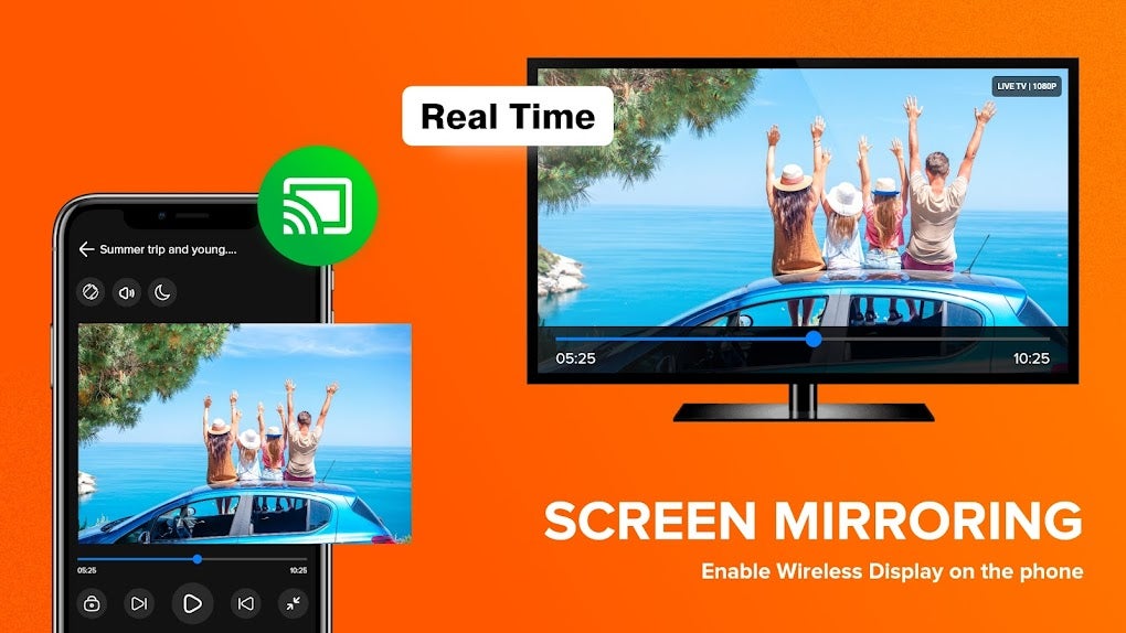 Android için Cast to TV Miracast ScreenCast - İndir
