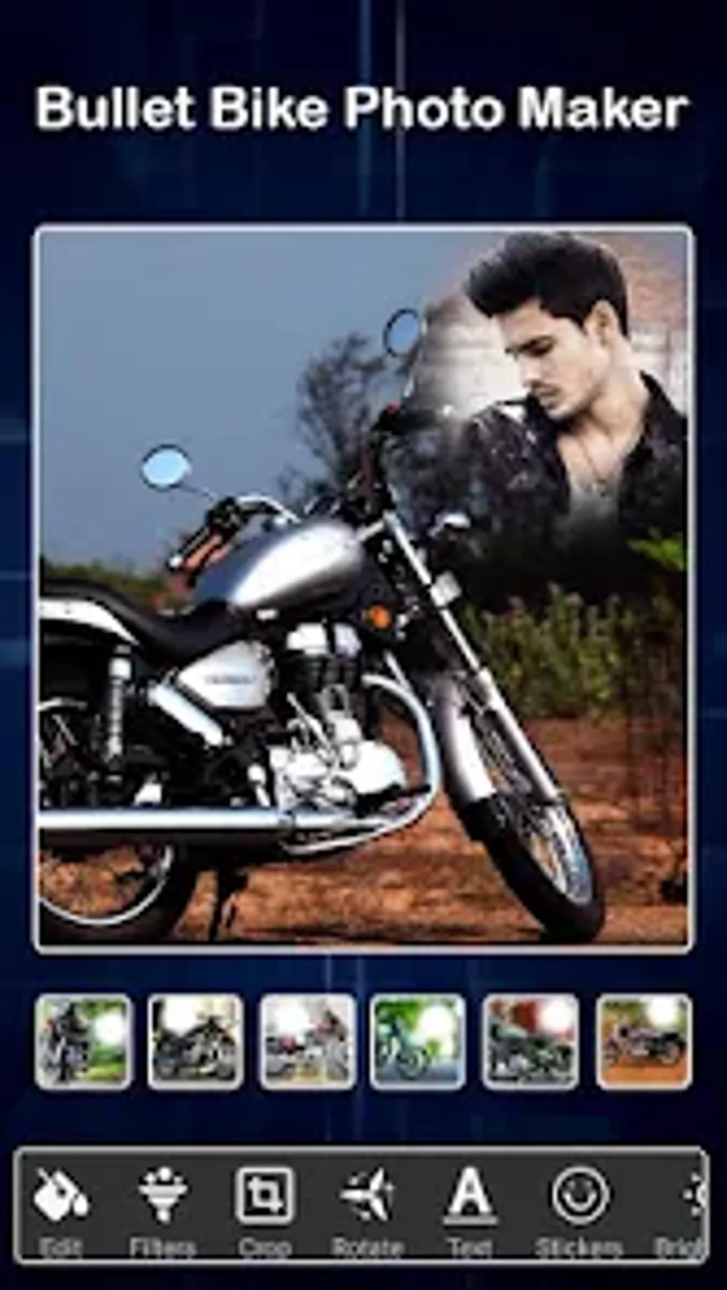 Bullet Bike Photo Editor für Android - Download