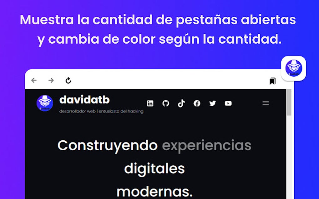 Contador de Pestañas pour Google Chrome - Extension Télécharger