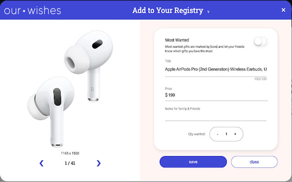 Our Wishes Wish It! for Google Chrome - Extension Download