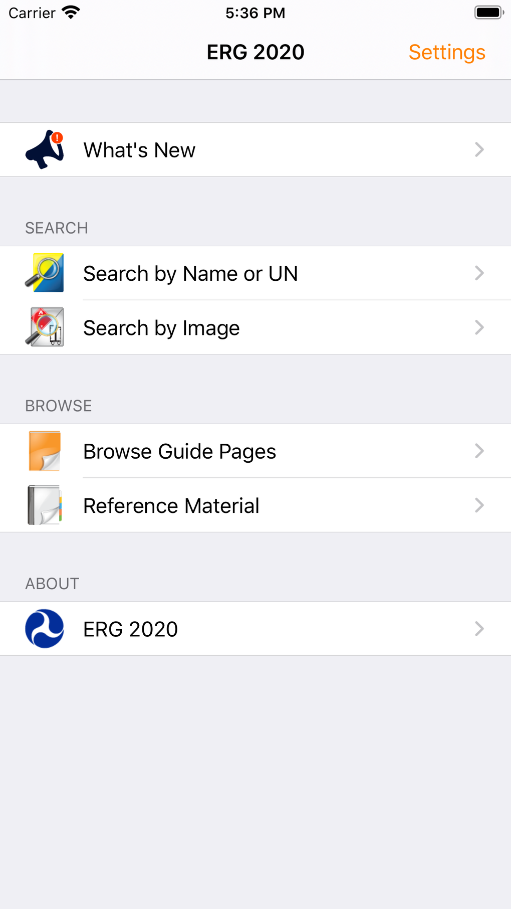 ERG 2020 para iPhone - Descargar