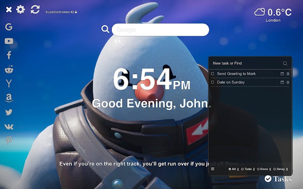Snowmando Fortnite HD Wallpapers New Tab for Google Chrome - Extension ...