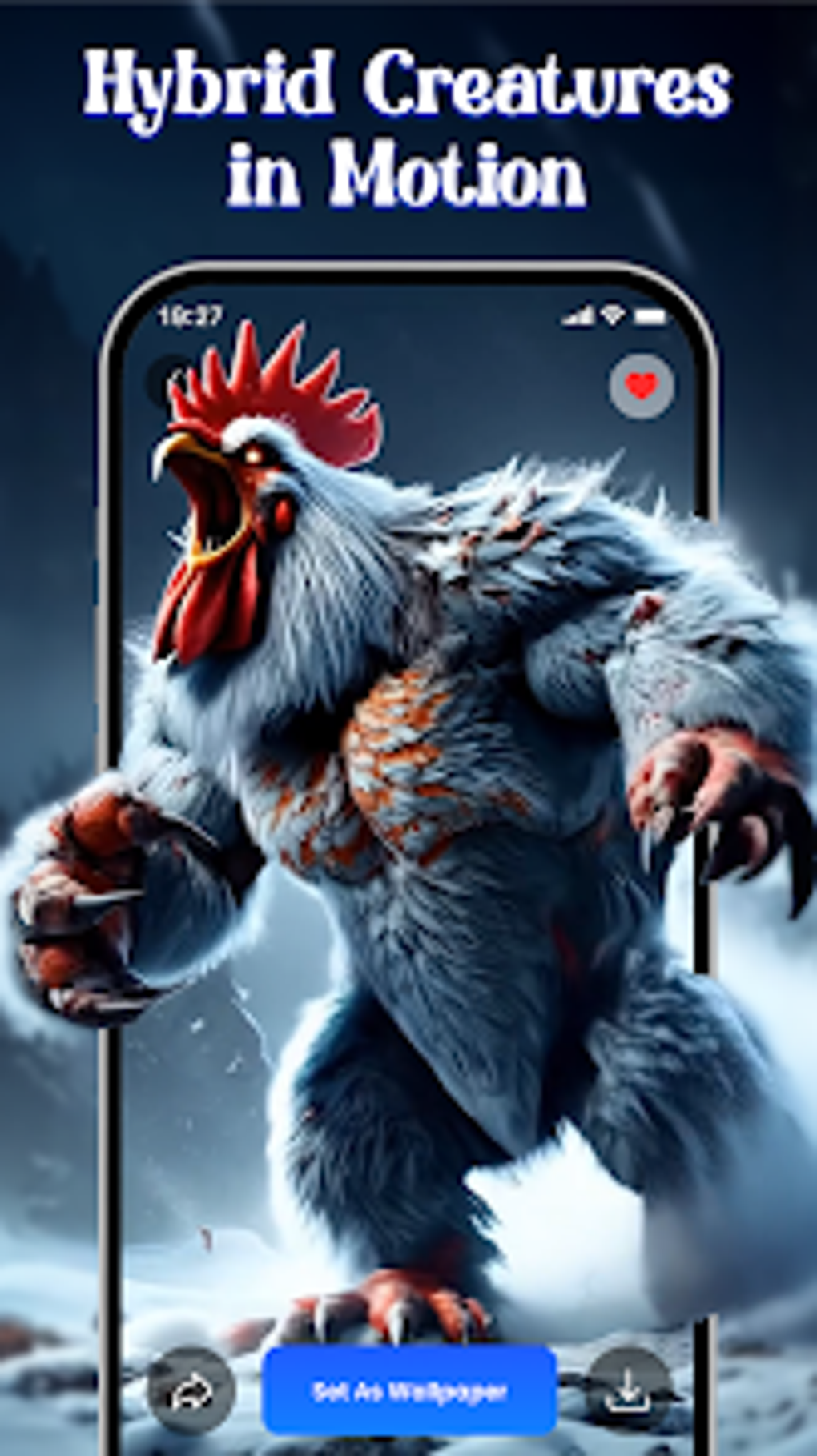 Android 용 Live Wallpaper: Animal Fusion - 다운로드