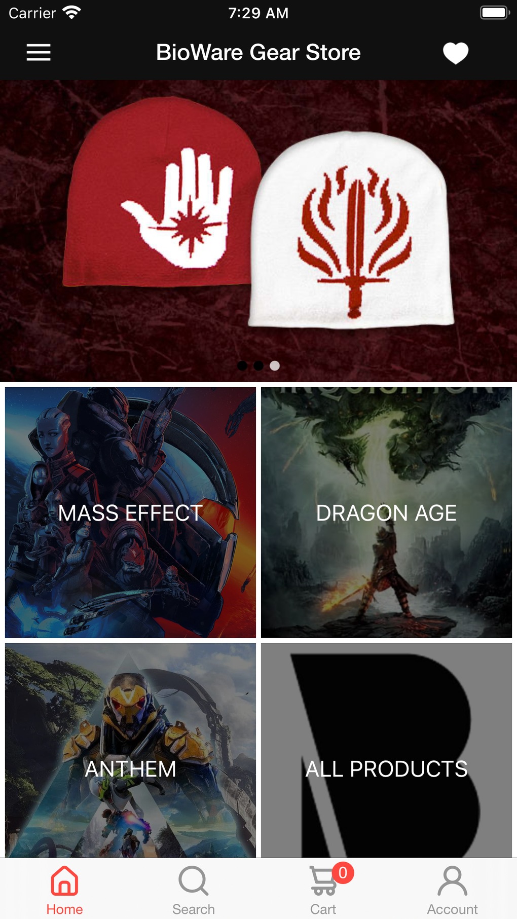 BioWare Gear Store for iPhone - Download