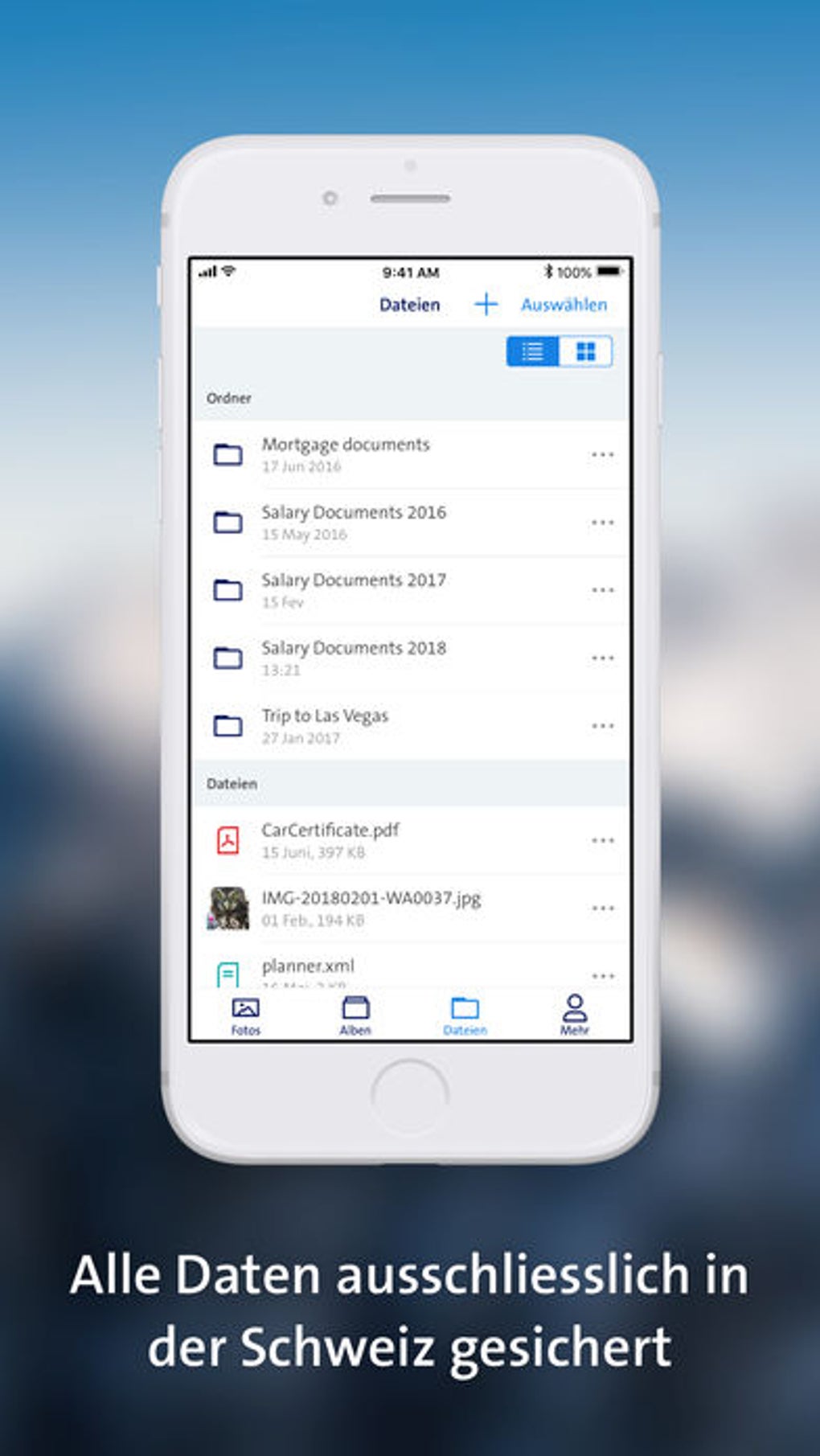 Swisscom myCloud für iPhone - Download