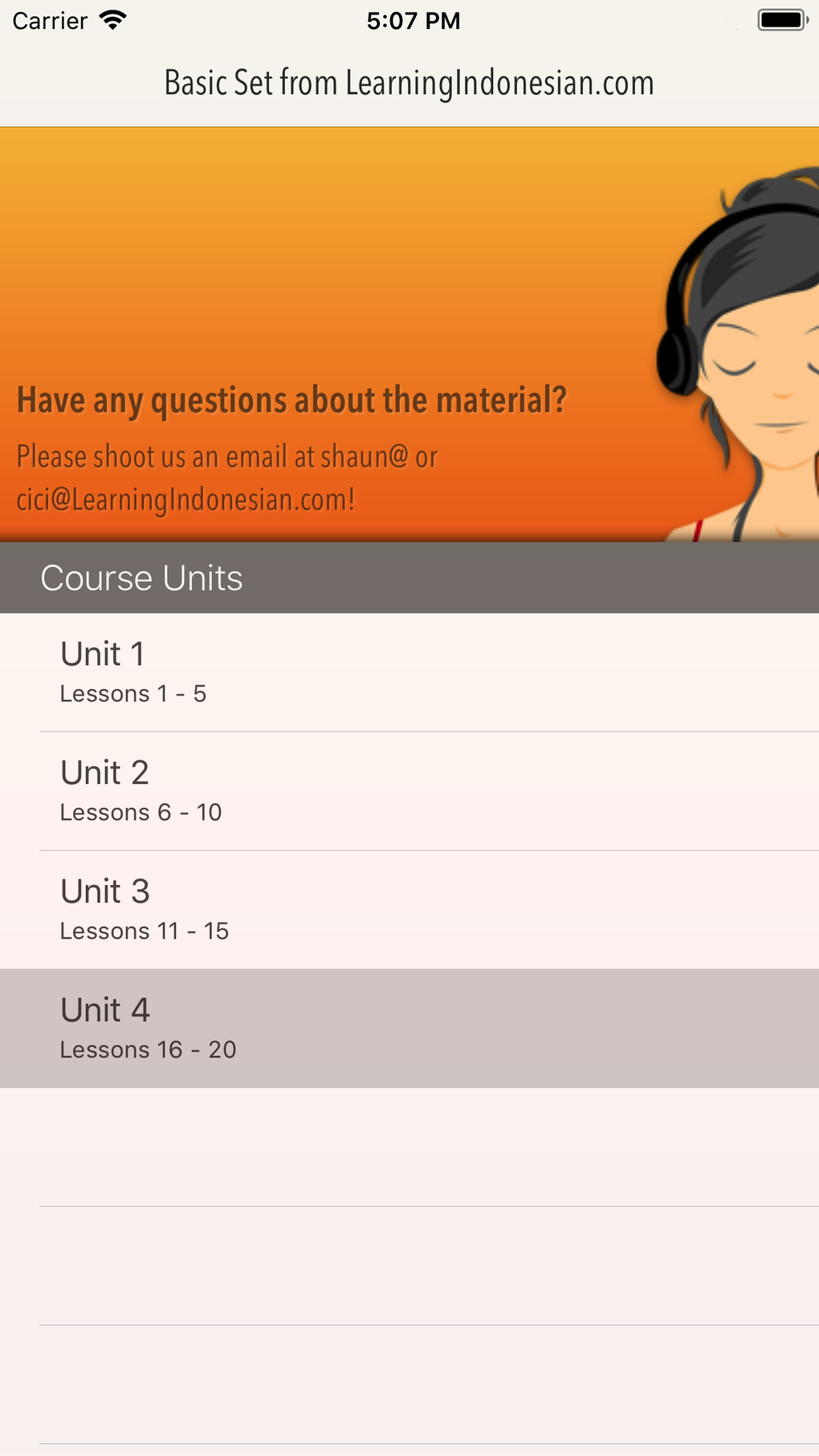 Learning Indonesian Lessons para iPhone - Descargar