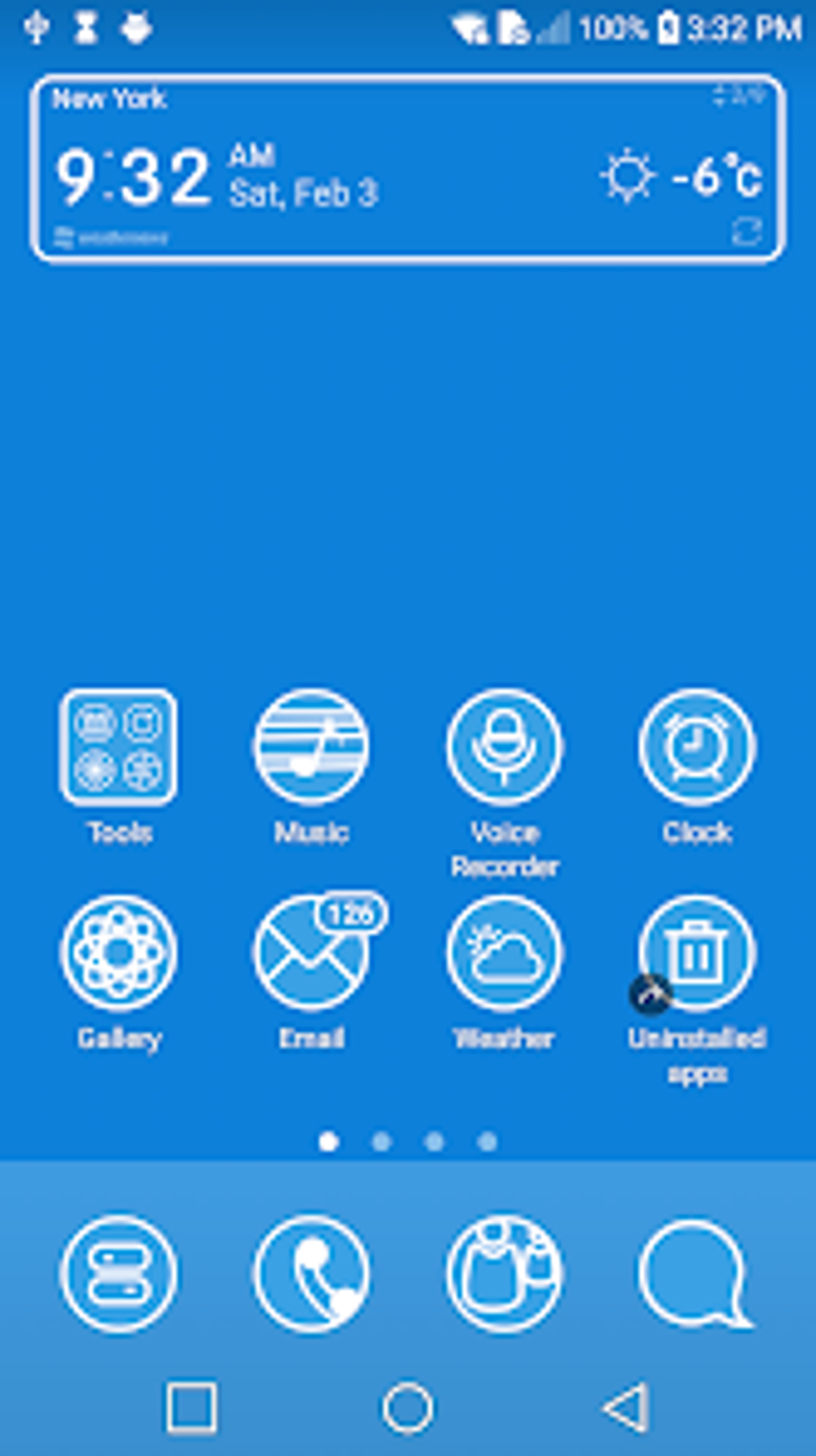 Blue Theme for LG per Android - Download