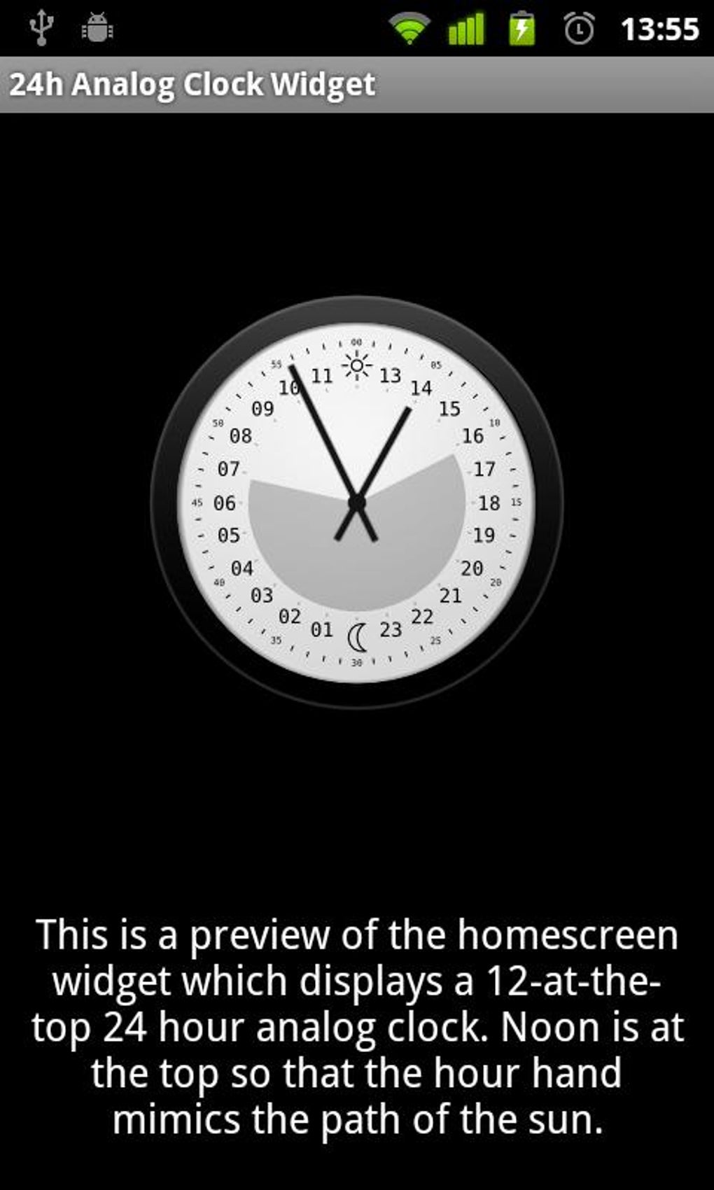 24h Analog Clock Widget Apk For Android Download