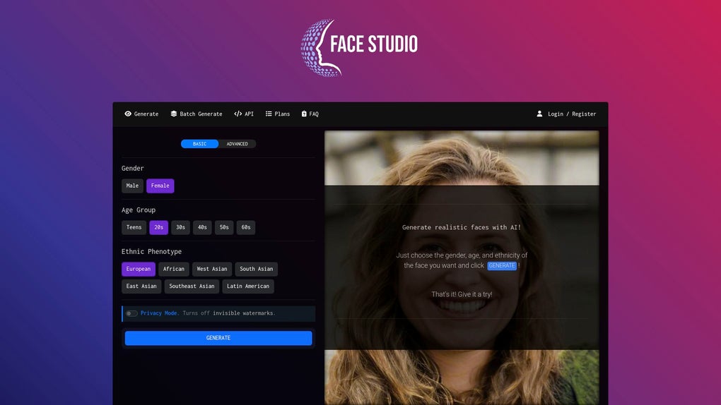 Face Studio para Generador y editor de imágenes con IA: evaluación, características y casos de uso