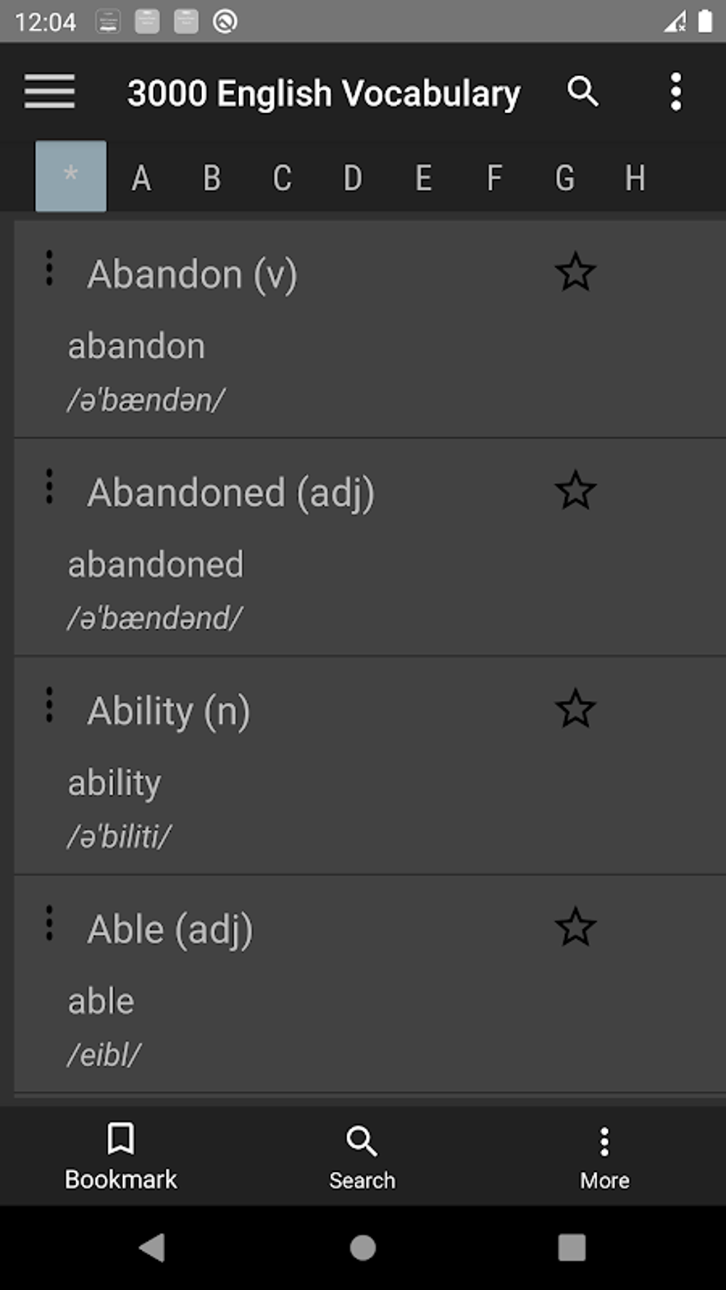Android 용 3,000 English Vocabulary - study English word APK - 다운로드