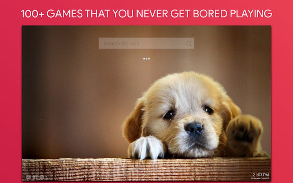 Dogs And Puppies Wallpaper HD Custom New Tab for Google Chrome ...