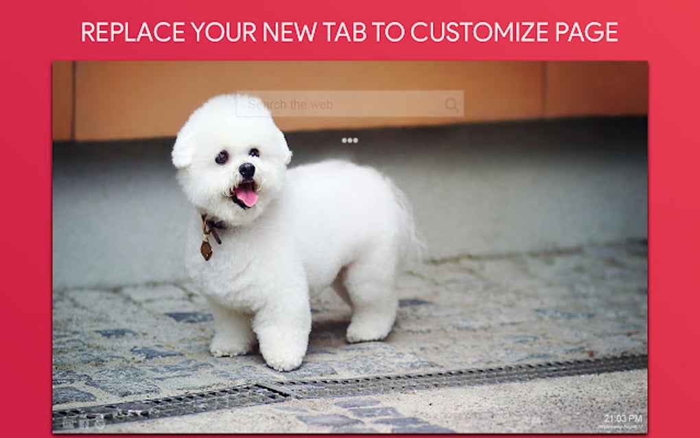 Dogs And Puppies Wallpaper HD Custom New Tab pour Google Chrome ...