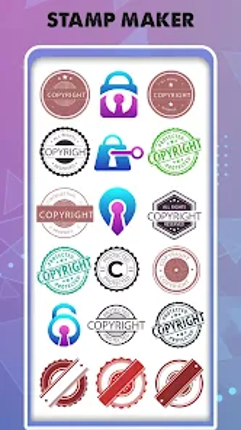 Stamp Maker Photos Watermark per Android - Download