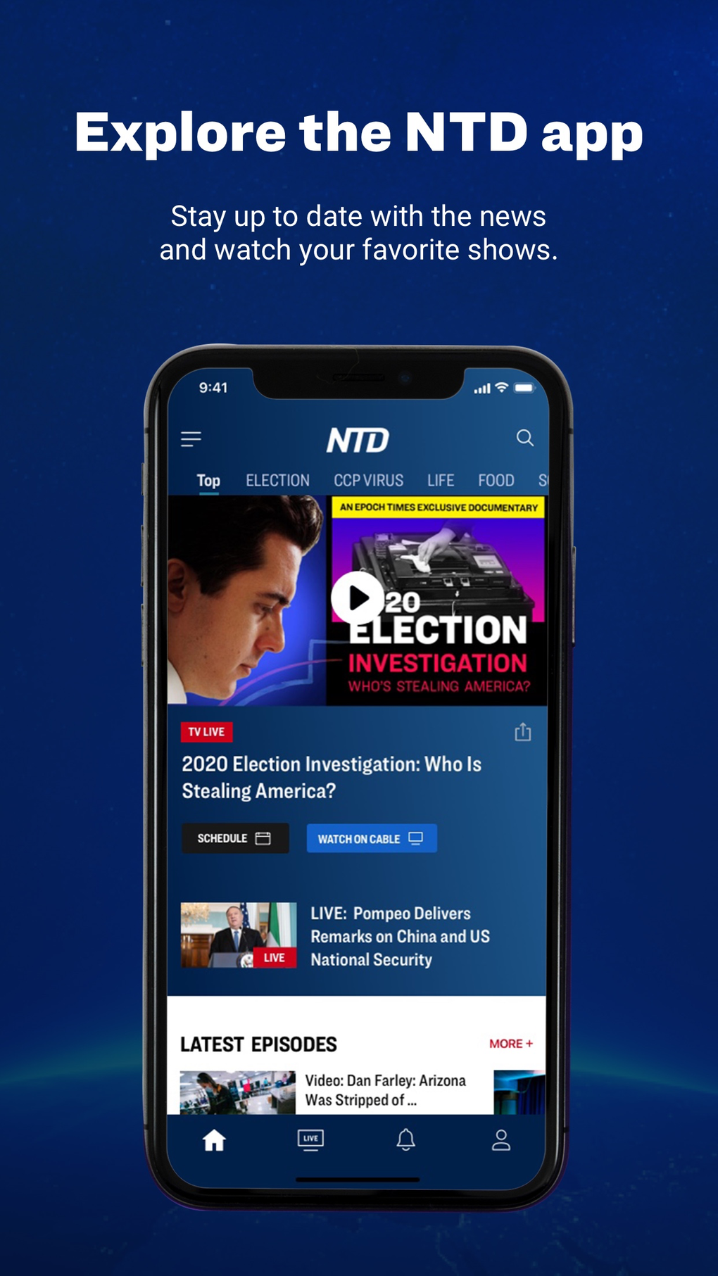 NTD: Live TV Breaking News for iPhone - Download