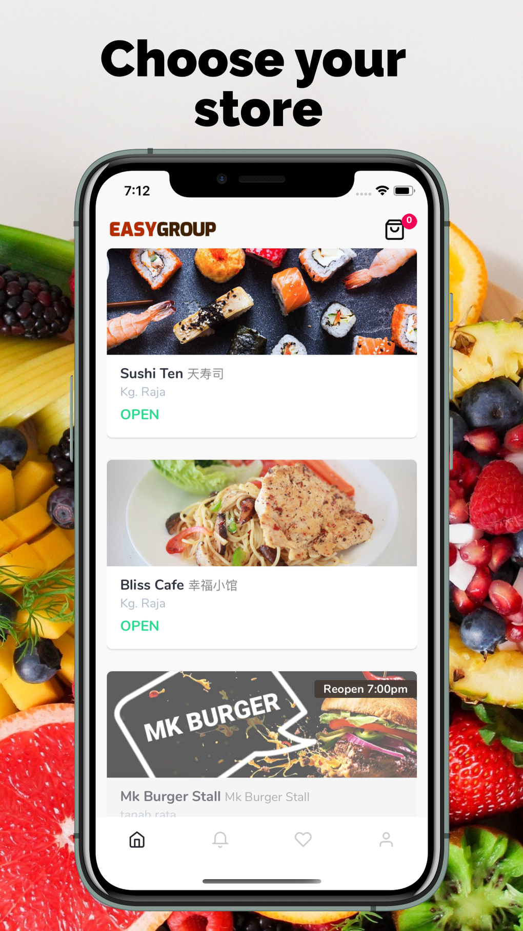 EasyGroup - Food Delivery for iPhone - Download