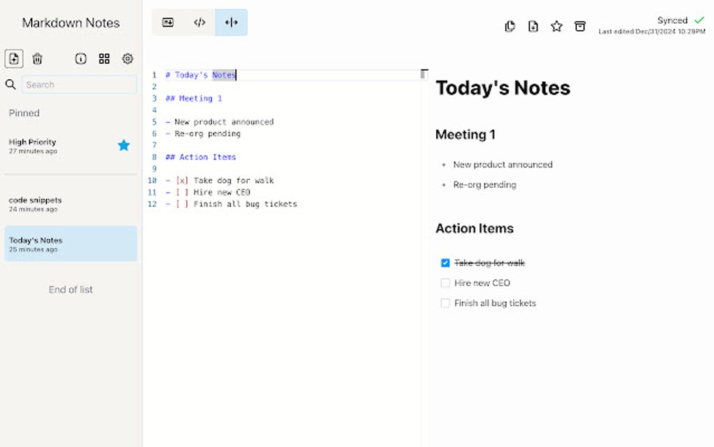 MD Notes for Google Chrome - Extension Download