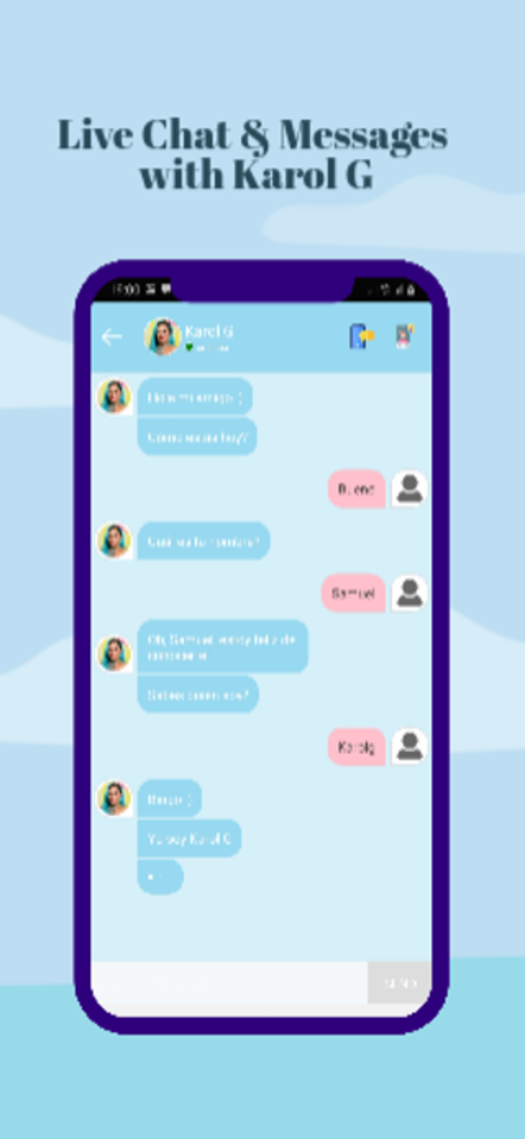 Karol G Video Call and Chat pour Android - Télécharger