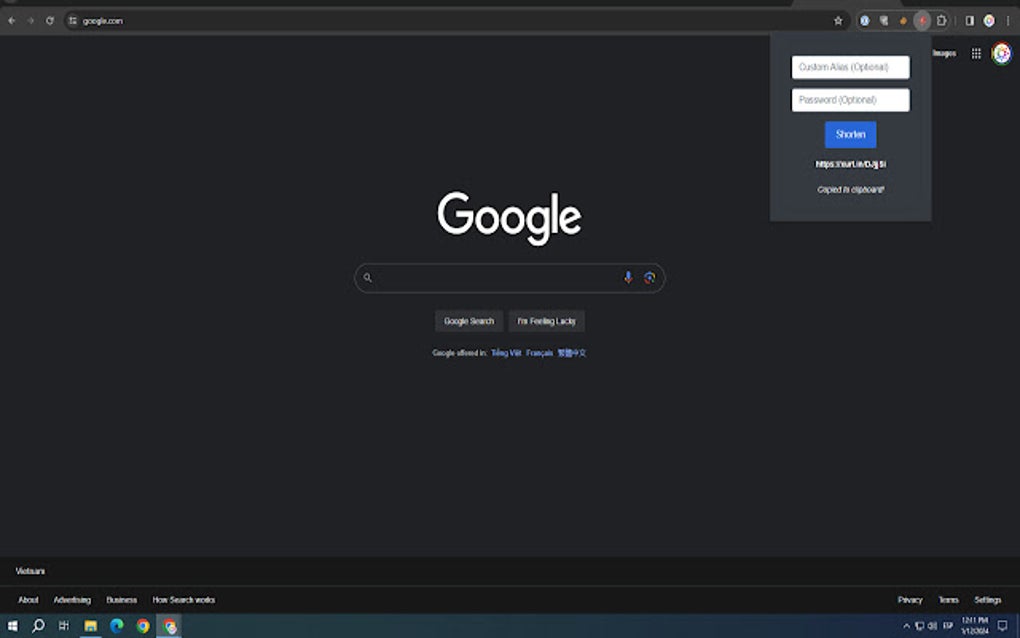 One-Click URL Shortener Google Chrome 용 - 확장 프로그램 다운로드