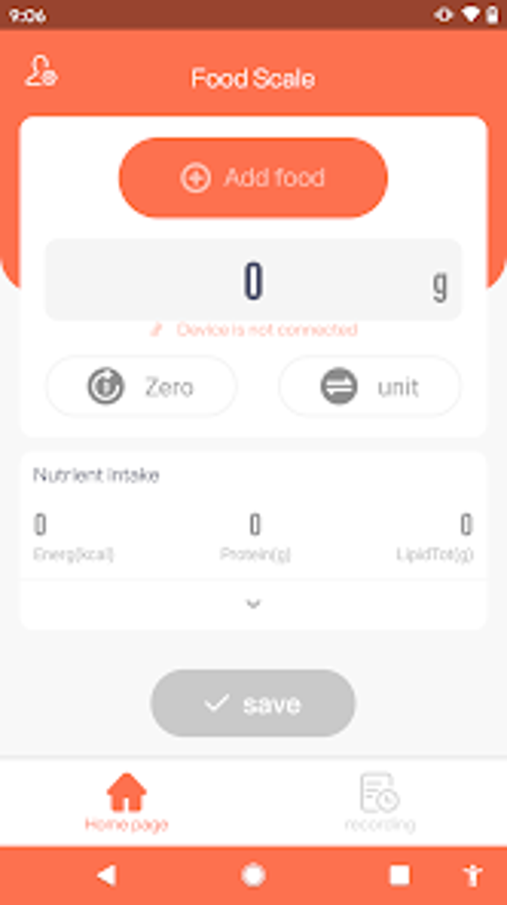 Food Scale for Android - Download