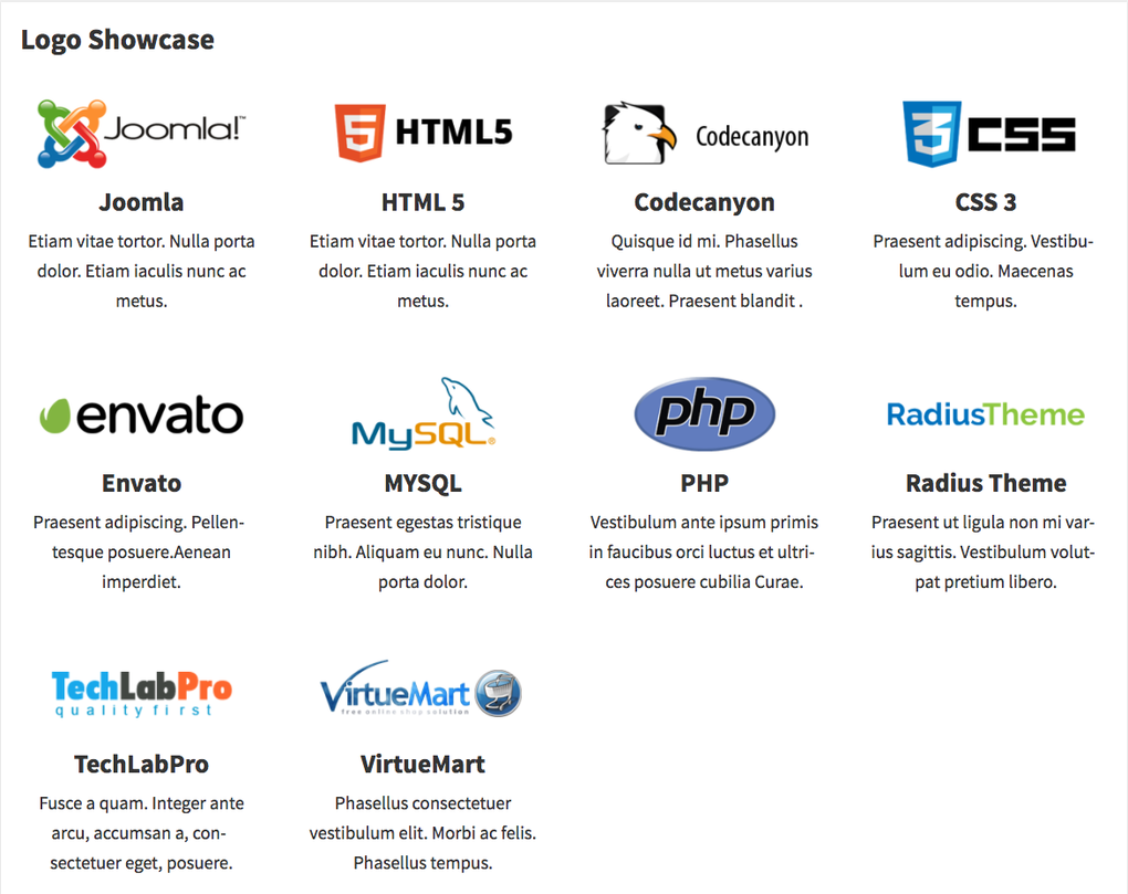 WordPress 용 Logo Slider and Showcase - 다운로드