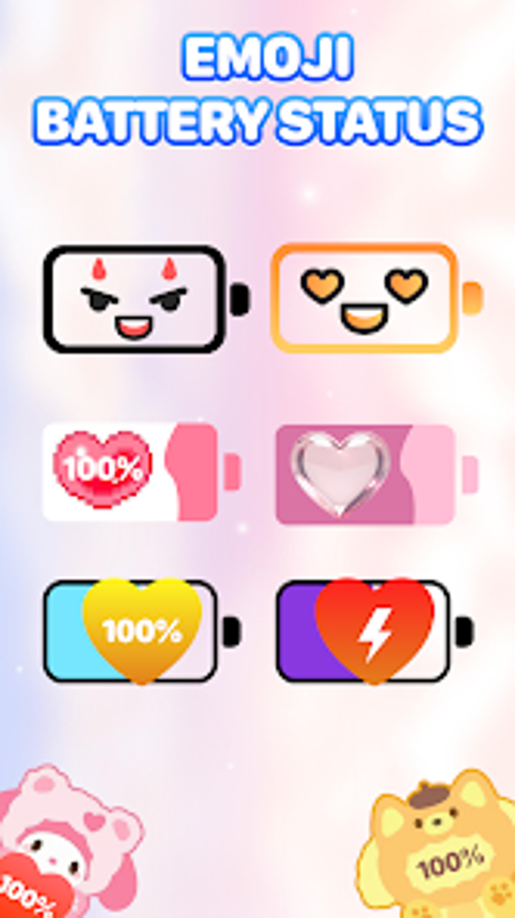 Android 용 Emoji Battery - Battery Icon - 다운로드