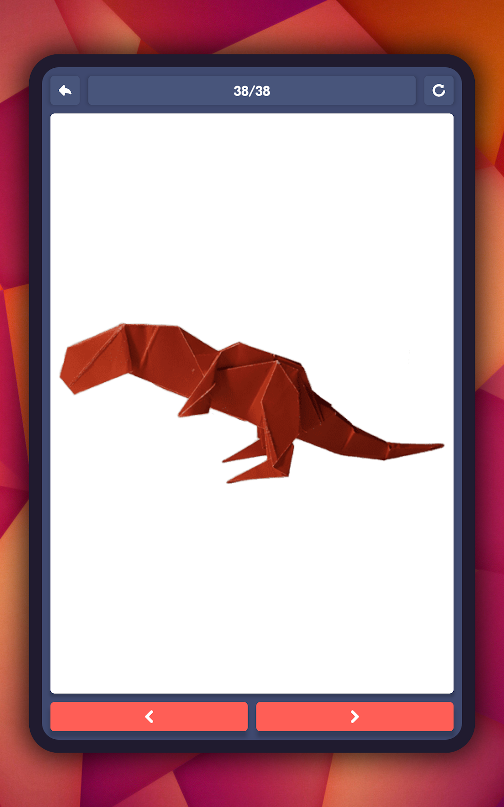 Android 용 Origami dinosaurs paper shapes - 다운로드