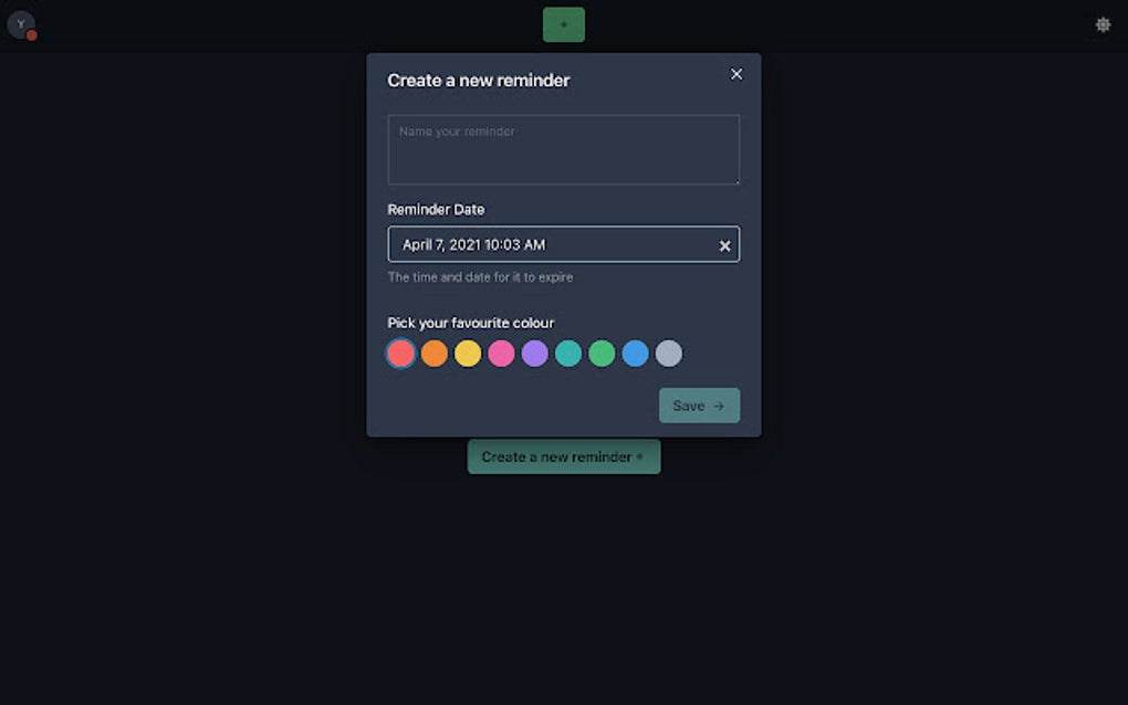 Yikes, the super simple task reminder... für Google Chrome ...