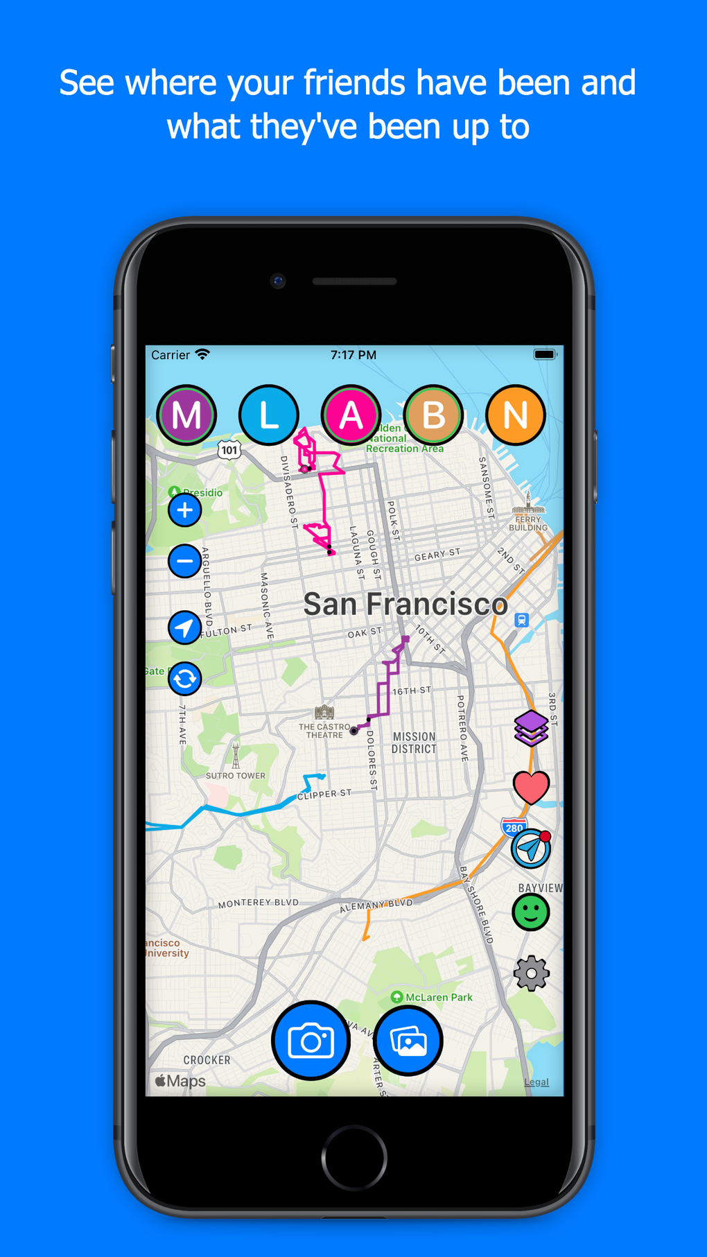 DayToday: Your Friend Map for iPhone - Download