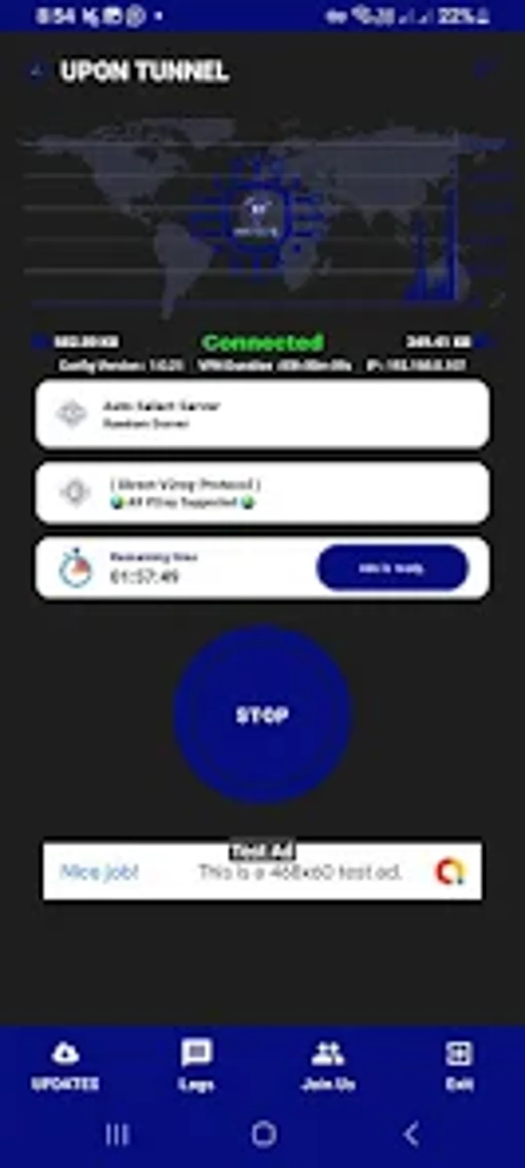 Upon tunnel vpn for Android - Download