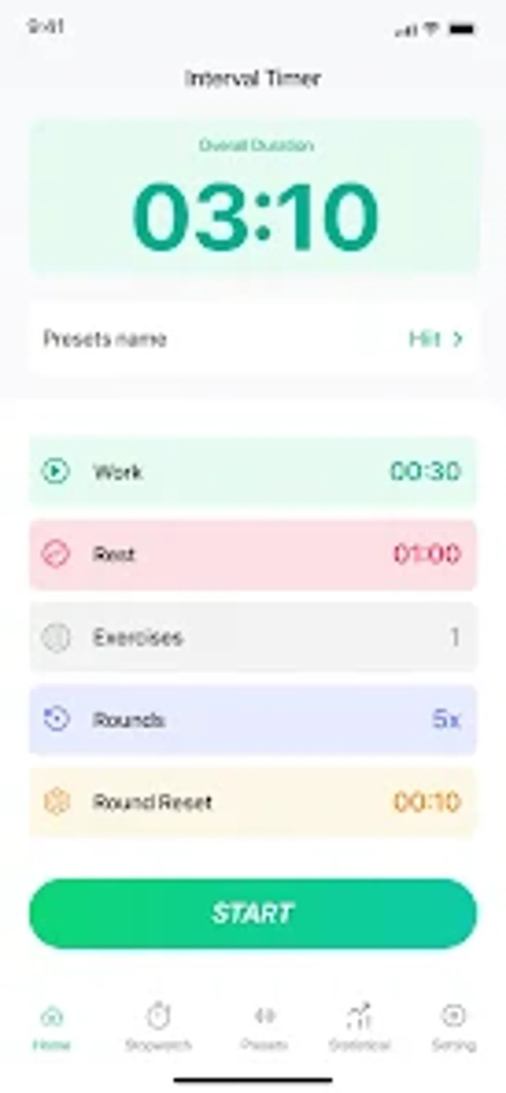 Android için Interval timer: Tabata Hiit - İndir