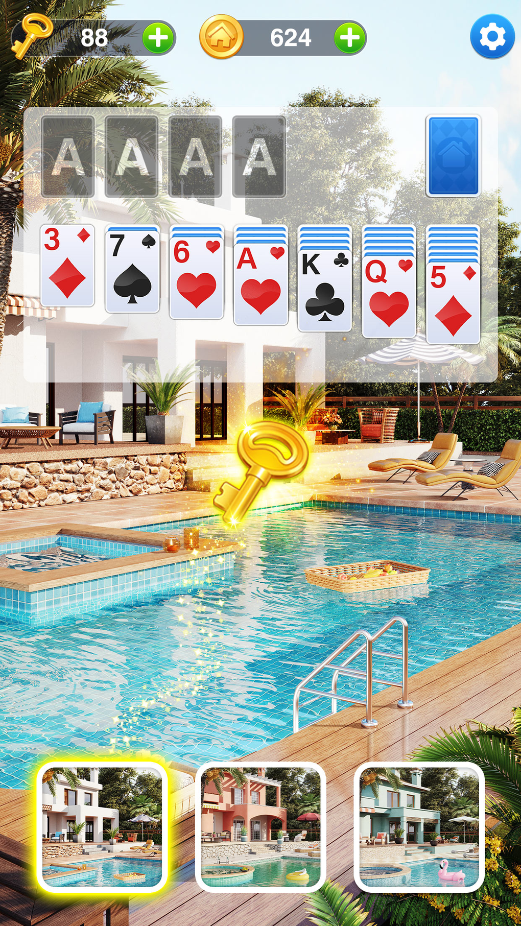 Solitaire Makeover Home Design for iPhone - Download