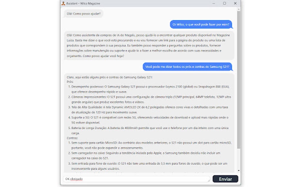 Assistente de IA do Magalu pour Google Chrome - Extension Télécharger